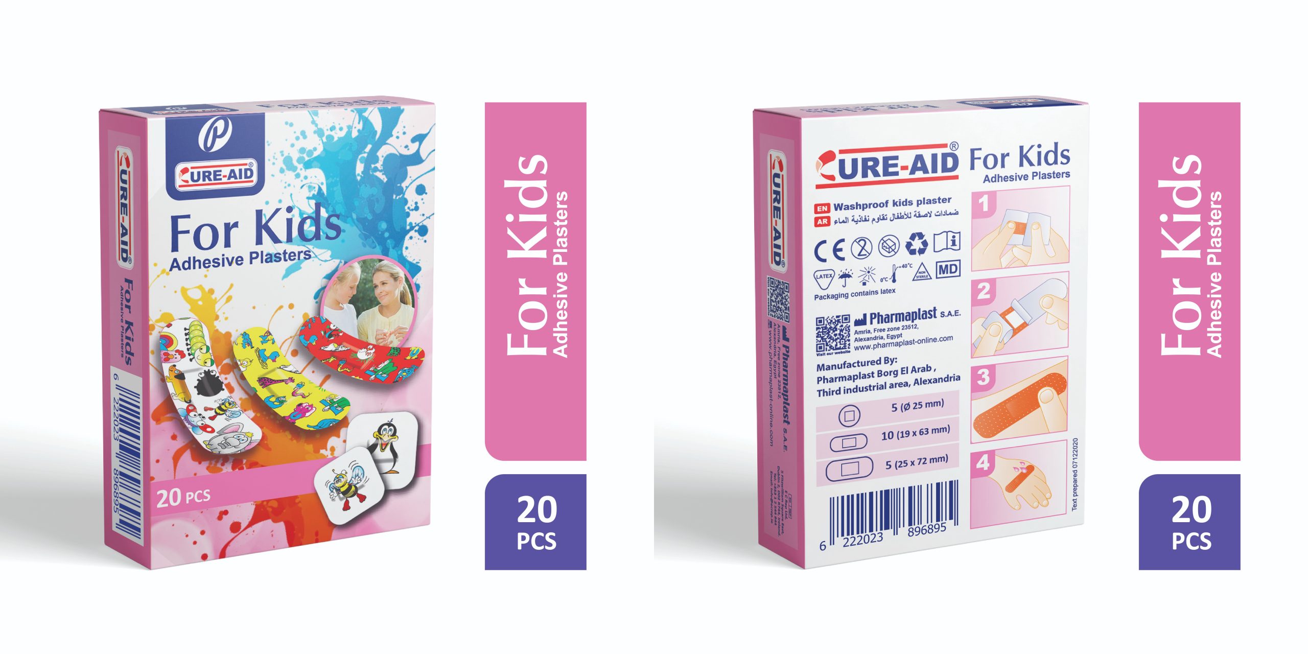 Cure-Aid for Kids Adhesive Plasters – Pharmaplast